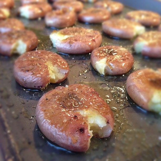 Off On A Tangent: Roasted Punched Potatoes