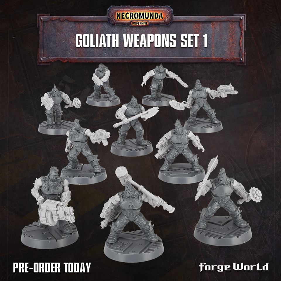 New Bounty Necromunda Bounty Hunters and Goliath Weapons with Rules ...