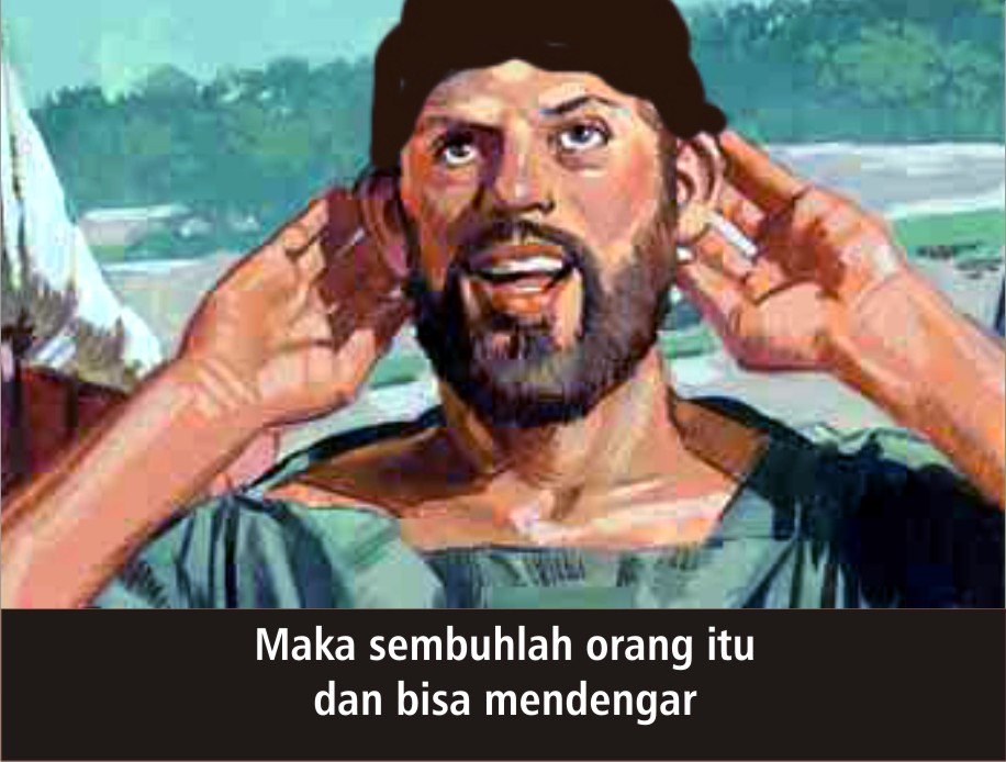 Komik Alkitab Anak: Tuhan Yesus Menyembuhkan Orang Tuli Komik Alkitab Anak: Tuhan Yesus Menyembuhkan Orang Tuli
