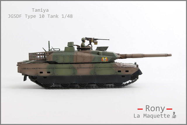 Maquette du JGSDF Type 10 Tank de tamiya au 1/48. | Rony La Maquette