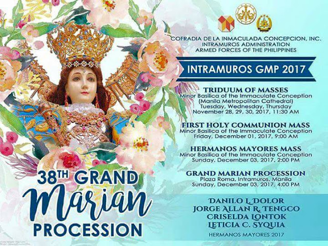 The 38th Grand Marian Procession of 100 Images & Schedule 2017 in ...