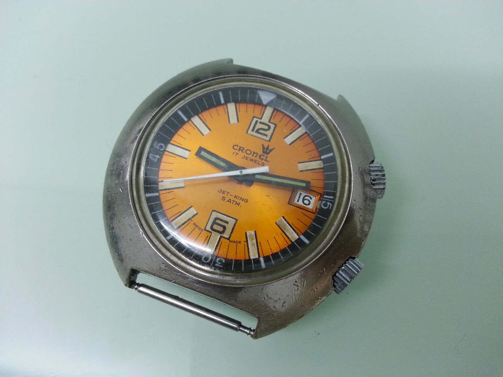 Pesona Jam: Vintage Cronel Jet King sports diver watch