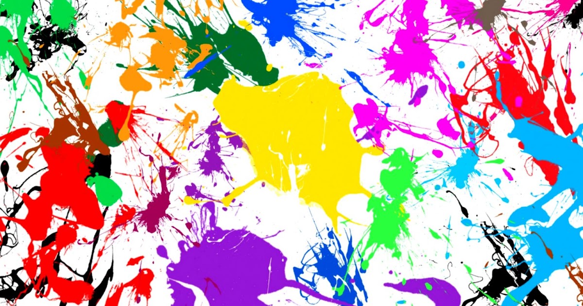 Paint Splatter Wallpaper | Design Rumah Minimalis