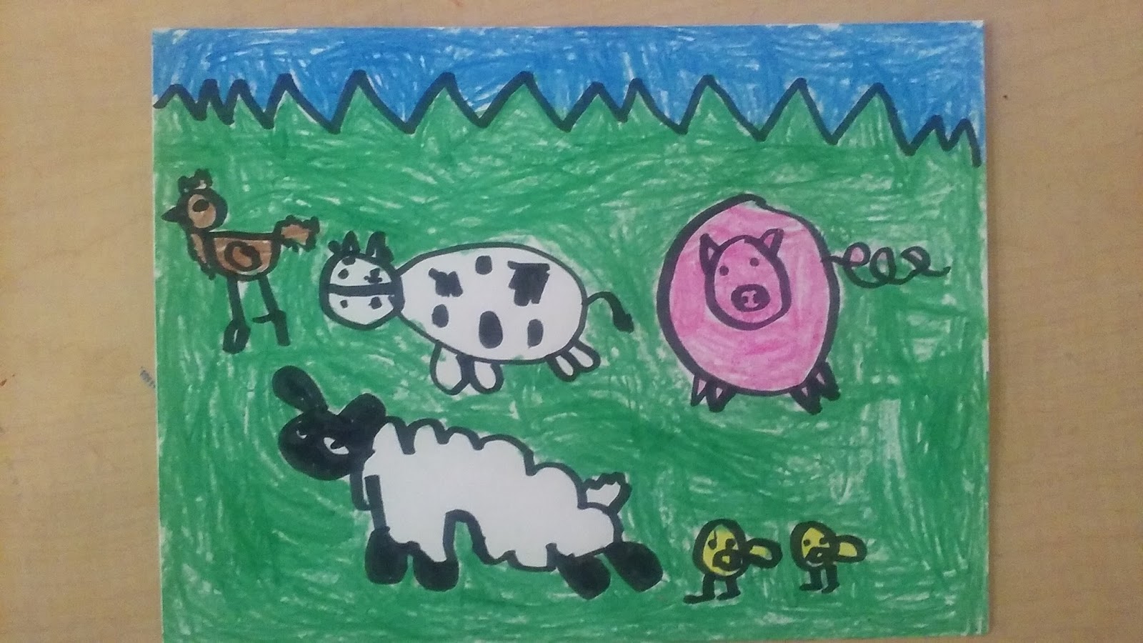 Primary Painters: Farm Animal Drawings