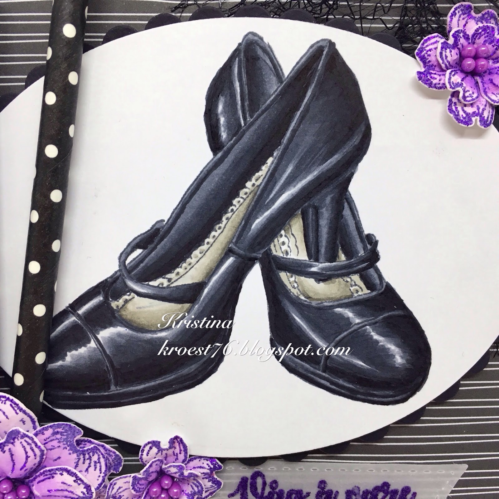 Kristinas kortblogg: Sorte sko (DT CMN)