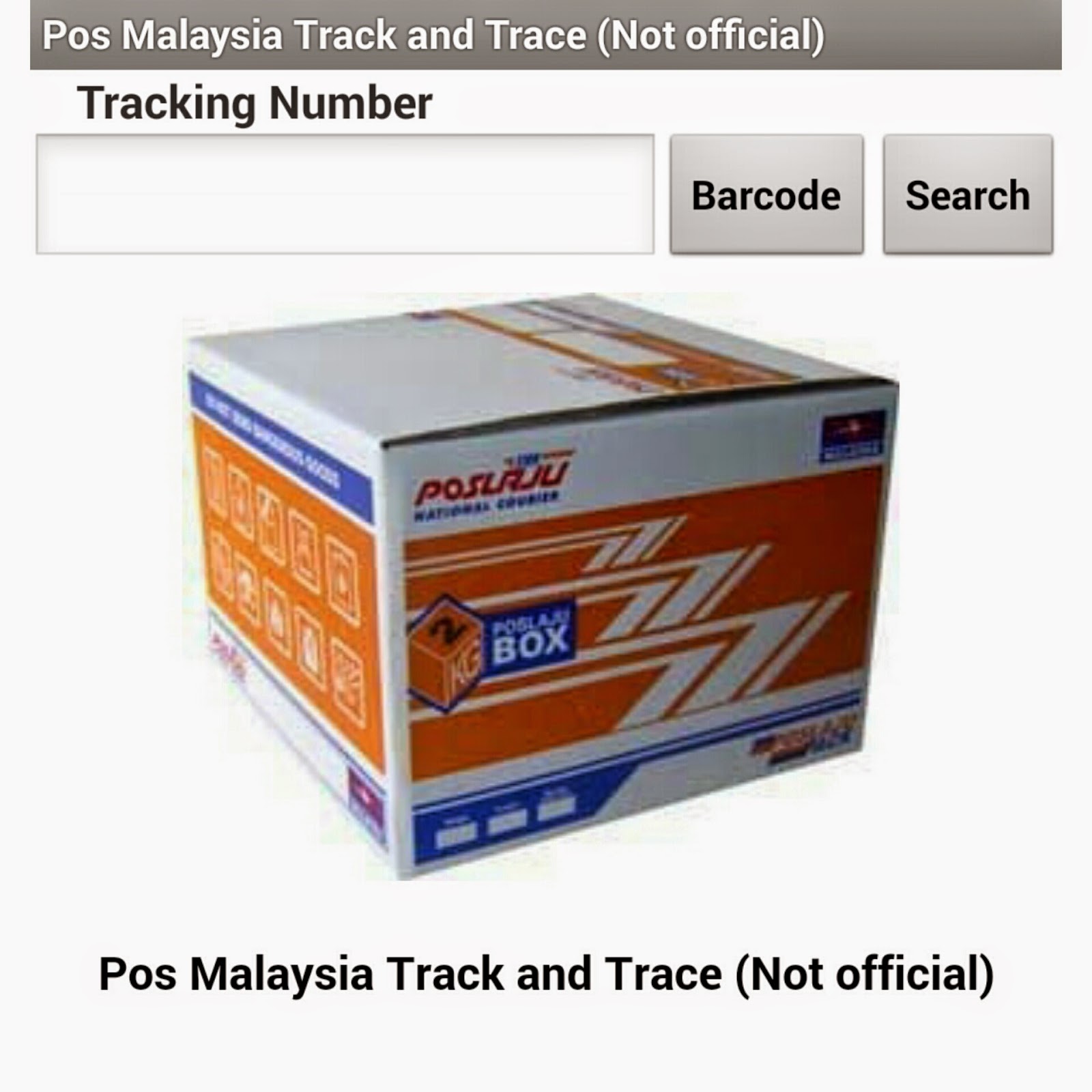 aku adalah aku: Track and Trace Parcel Pos Laju