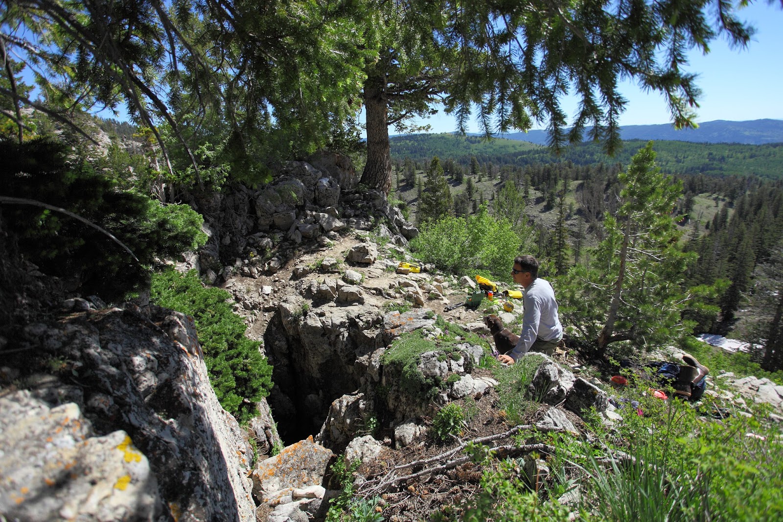 MAIN DRAIN CAVE EXPEDITION 2016, PRE-DIVE GEAR STAGE DROP - ADAM HAYDOCK