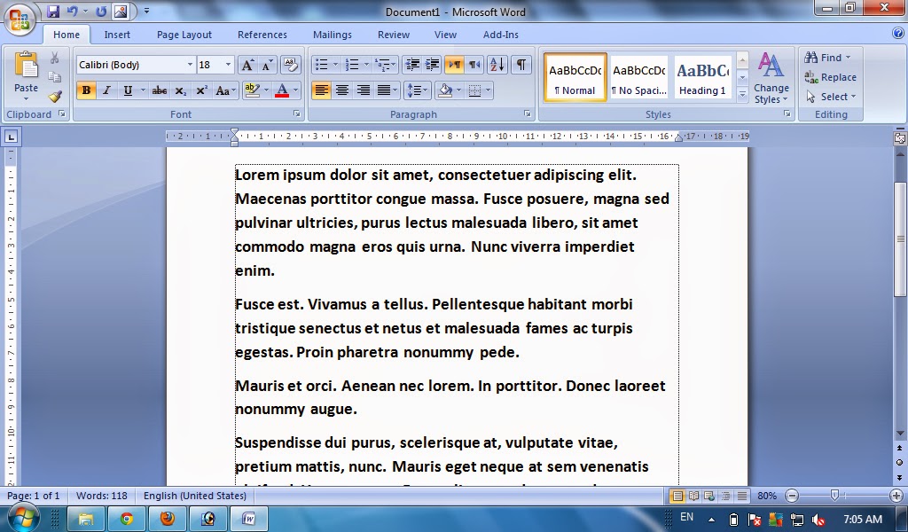 Cara membuat dummy text pada ms word - lorem ipsum - Tutorial Komputer