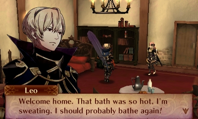 Fire Emblem Ramblings: Fire Emblem Conquest- Leo After a Hot Bath