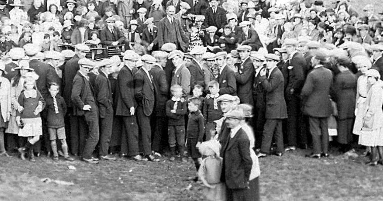 Tour Scotland: Old Photograph Miners Gala Day Buckhaven Fife Scotland