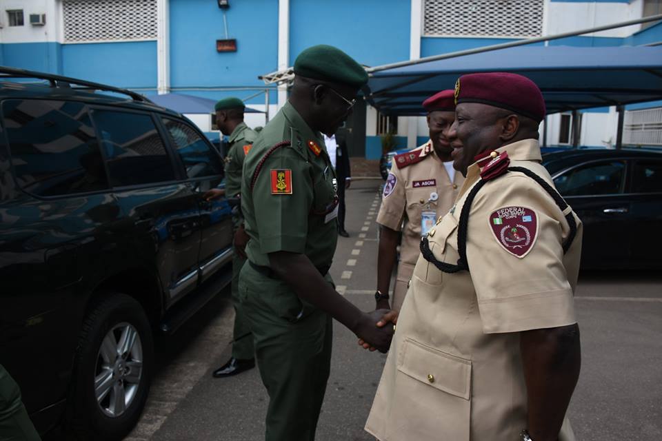 Exclusive Pictures From The Chief Of Army Staff Visit To FRSC HQ