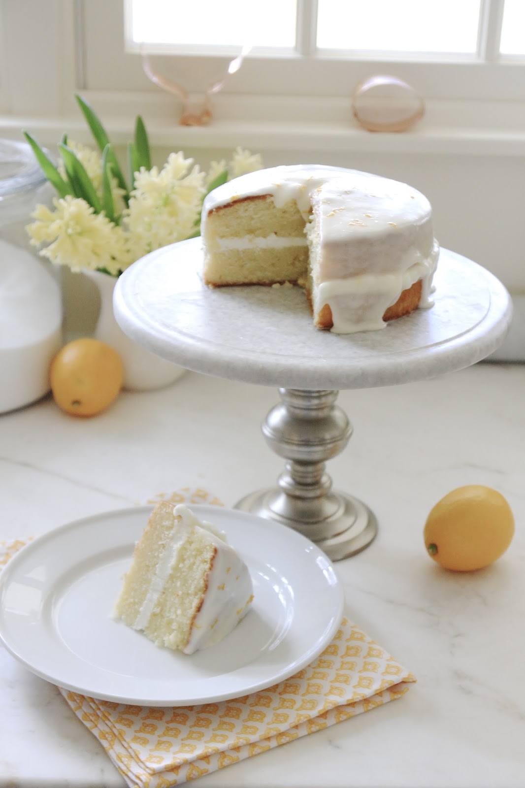 Jenny Steffens Hobick: Lemon Glazed Layer Cake | 6" Round Cake Pan ...