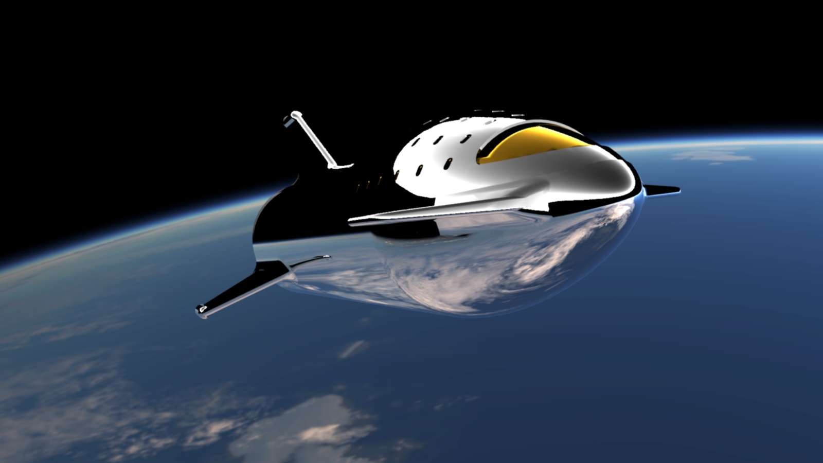 Renders of SpaceX stainless steel Starship by Reese Wilson | human Mars