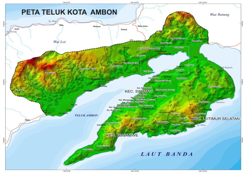 Purna Paskibraka Indonesia *KOTA AMBON*: Kekayaan Peta Kota Ambon
