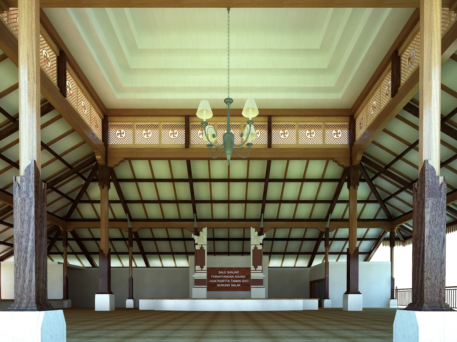 Wantilan Bale Banjar Bali