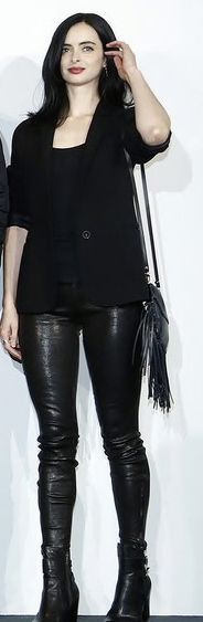Lovely Ladies in Leather: Krysten Ritter in leather pants