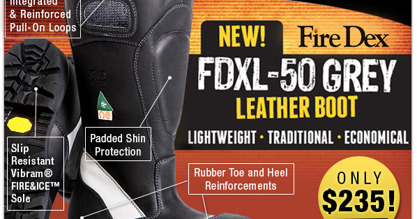 On Scene: NEW! Fire-Dex Traditional Lightweight Fire Boot
