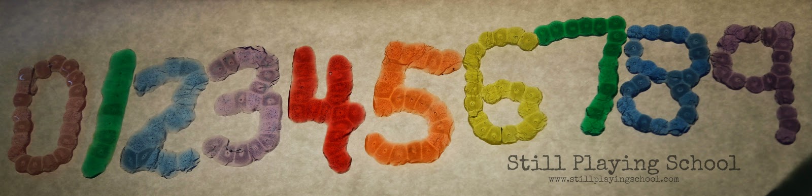 Make Your Own Light Table Numbers | Still Playing School