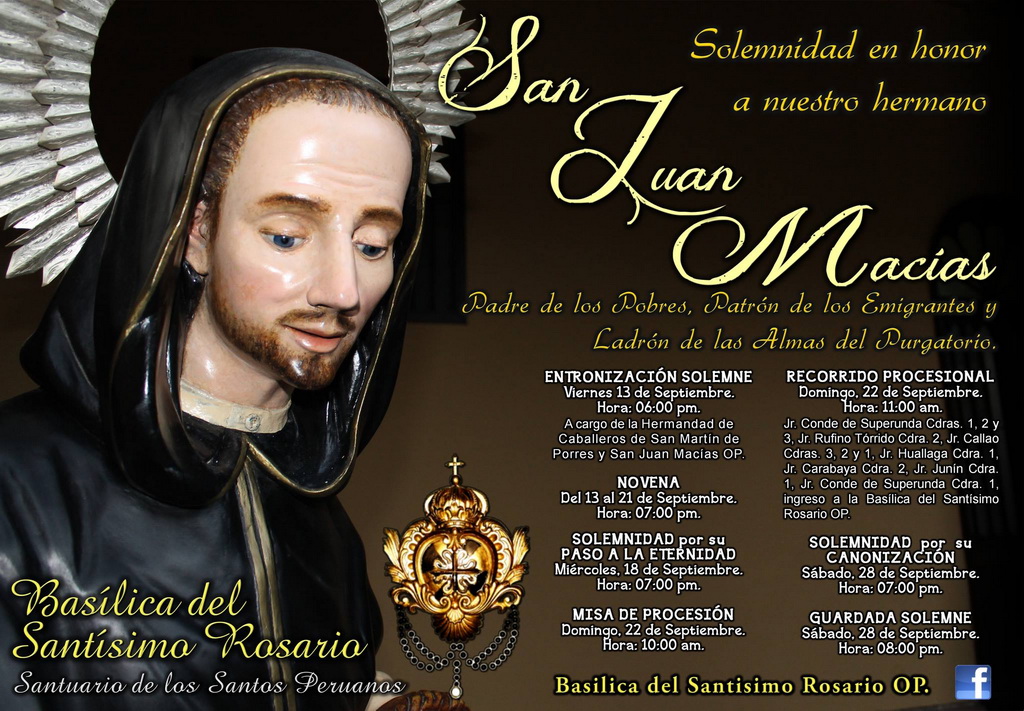 MCLD Maria con los Desamparados : 17.09 San Juan Macias PERU