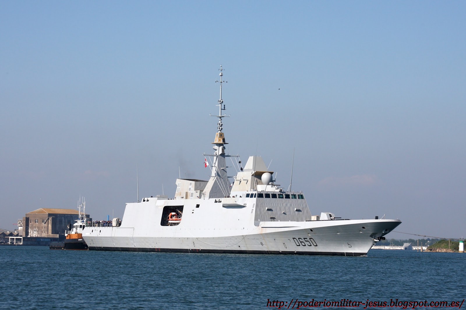 Italia recibe la primera de sus diez fragatas Fremm.