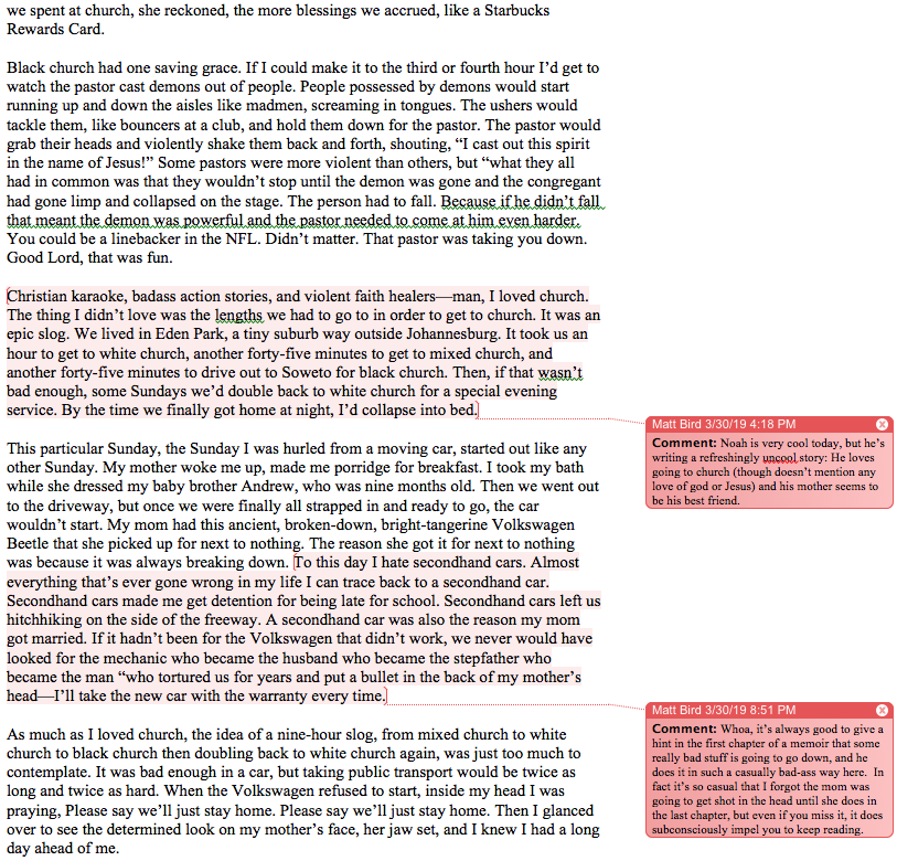 Cockeyed Caravan: The Annotation Project: Born a Crime