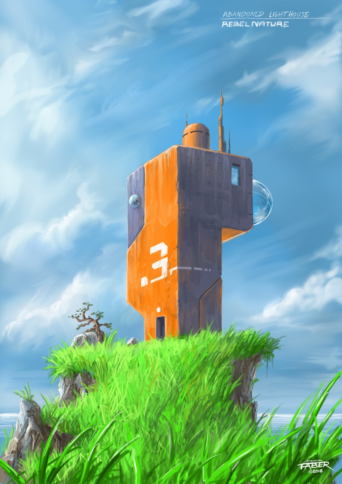 Faber Files: Abandoned futuristic Lighthouse concept - RebelNature "the ...