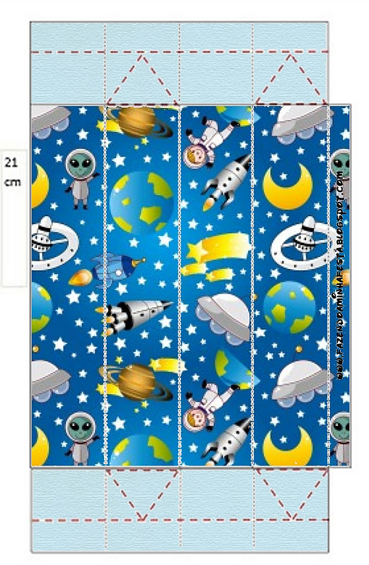 Space Party: Free Printable Boxes. - Oh My Fiesta! in english