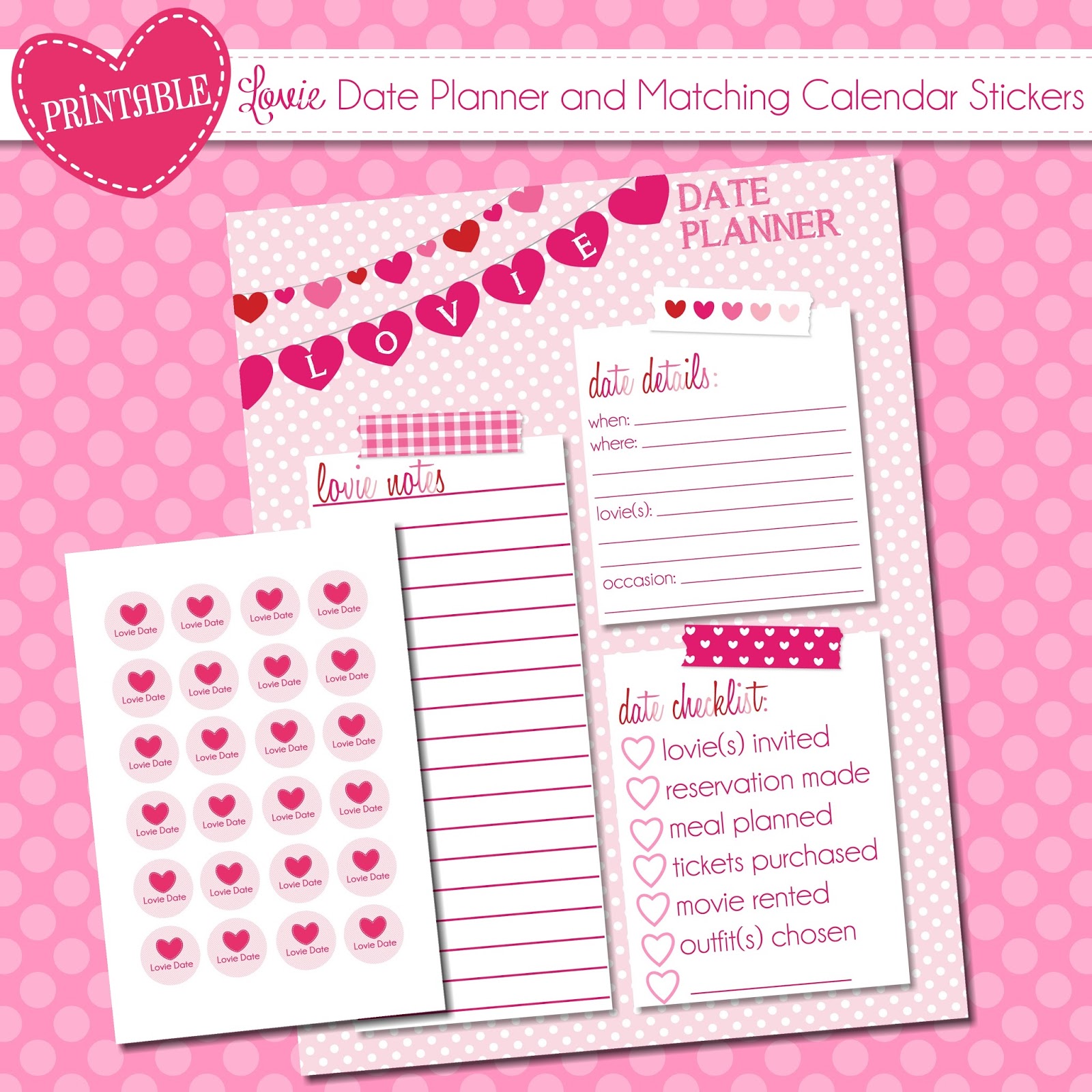 The Polka Dot Posie: Our Favorite FREE Valentine's Day Printables