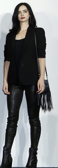 Lovely Ladies in Leather: Krysten Ritter in leather pants