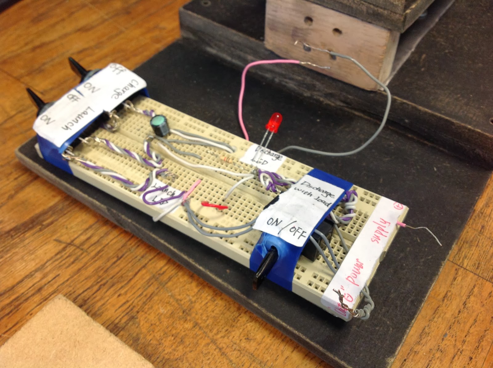 miniature electromagnetic launcher : Project Component