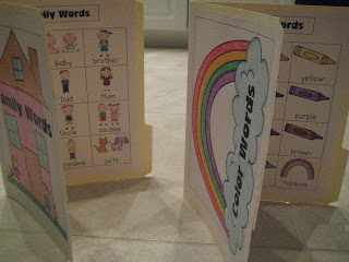 Kindergarten Smiles: Portable Word Walls...they are finally here!