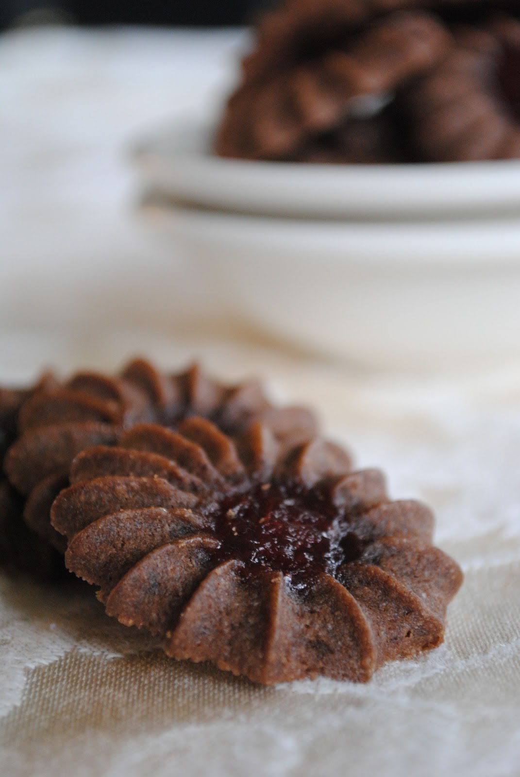 Sugar Rush: Chocolate Cherry Sable Cookies