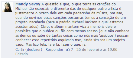 Mandy Savoy: Novo CD de Michael Jackson para 2014!