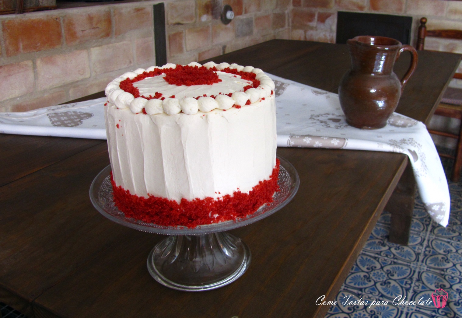 Tarta Red Velvet - Receta Actualizada - Como Tartas para Chocolate