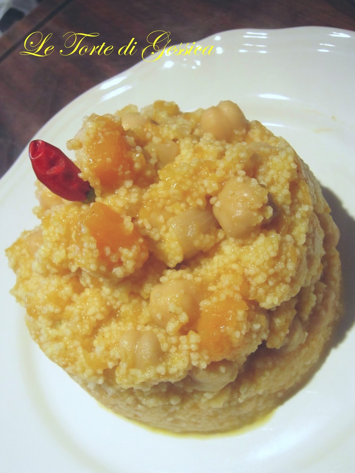 Cous Cous piccante con zucca e ceci | LE RICETTE DI GESSICA