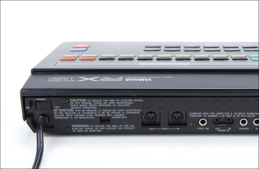 MATRIXSYNTH: Yamaha RX15 Drum Machine SN 45570