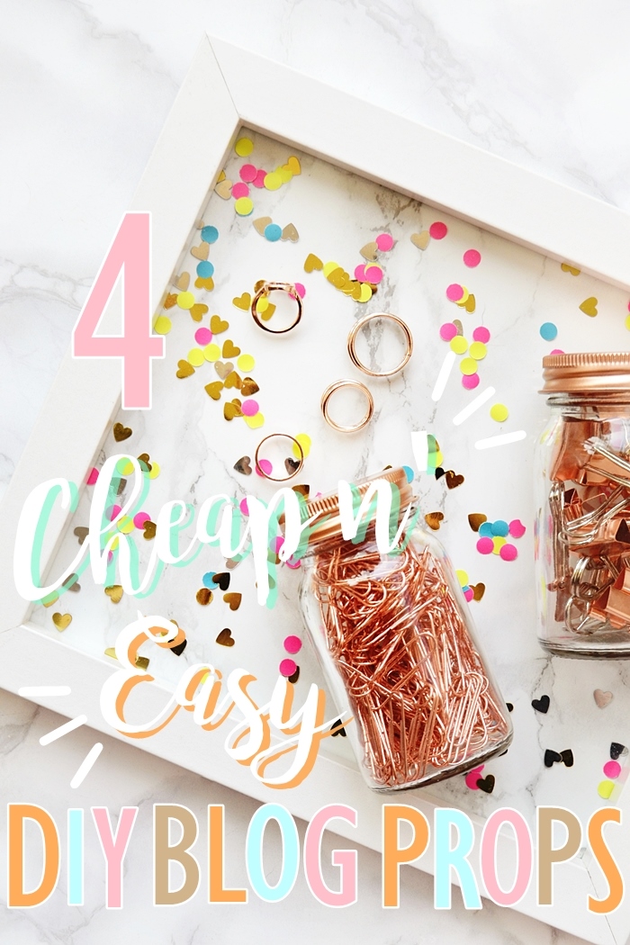 4 Cheap & Easy DIY Blog Props | Makeup Savvy - makeup and beauty blog