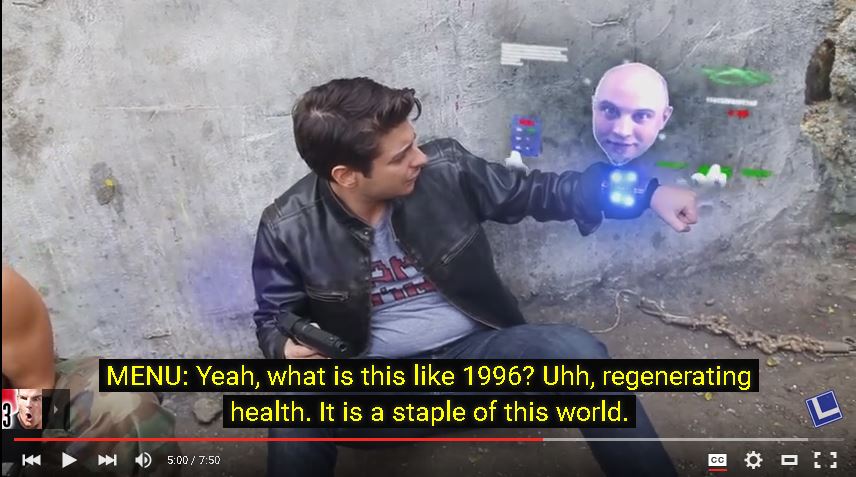 Captioned Web TV: My Life as a Video Game