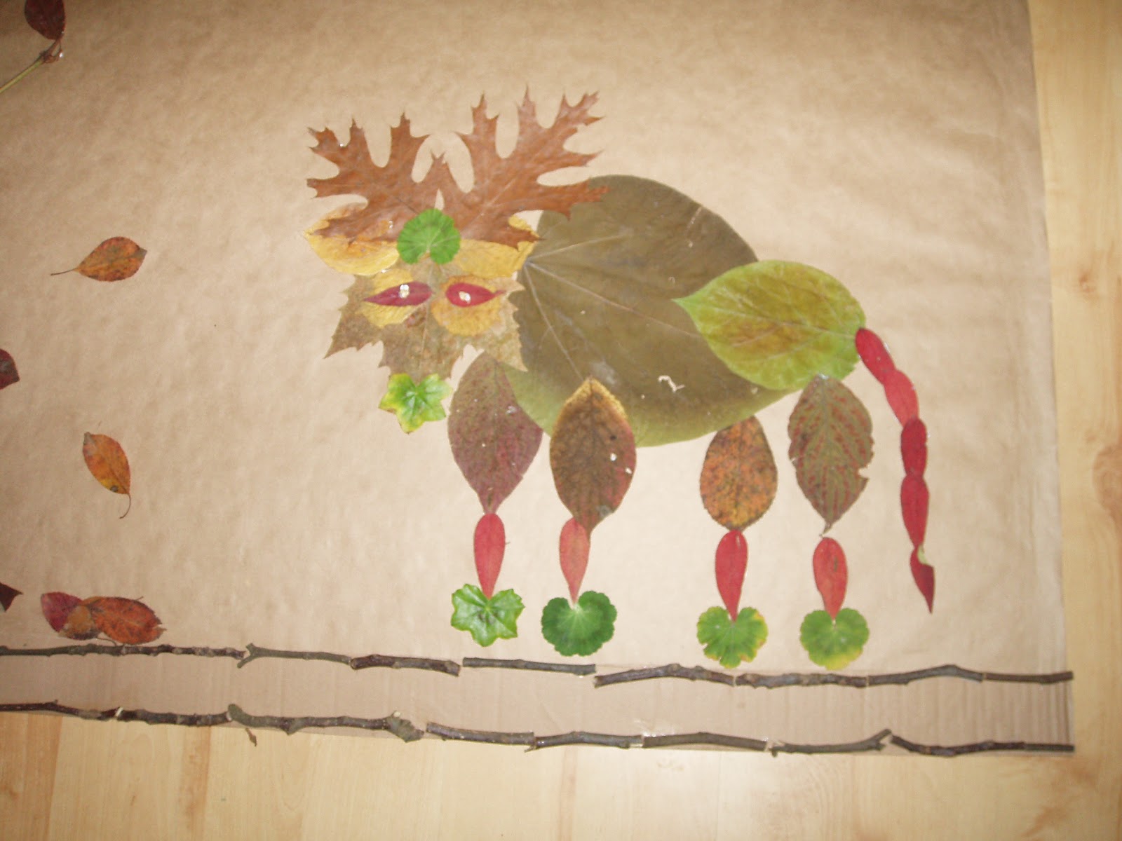 Be creative with Marija: životinje od lišća