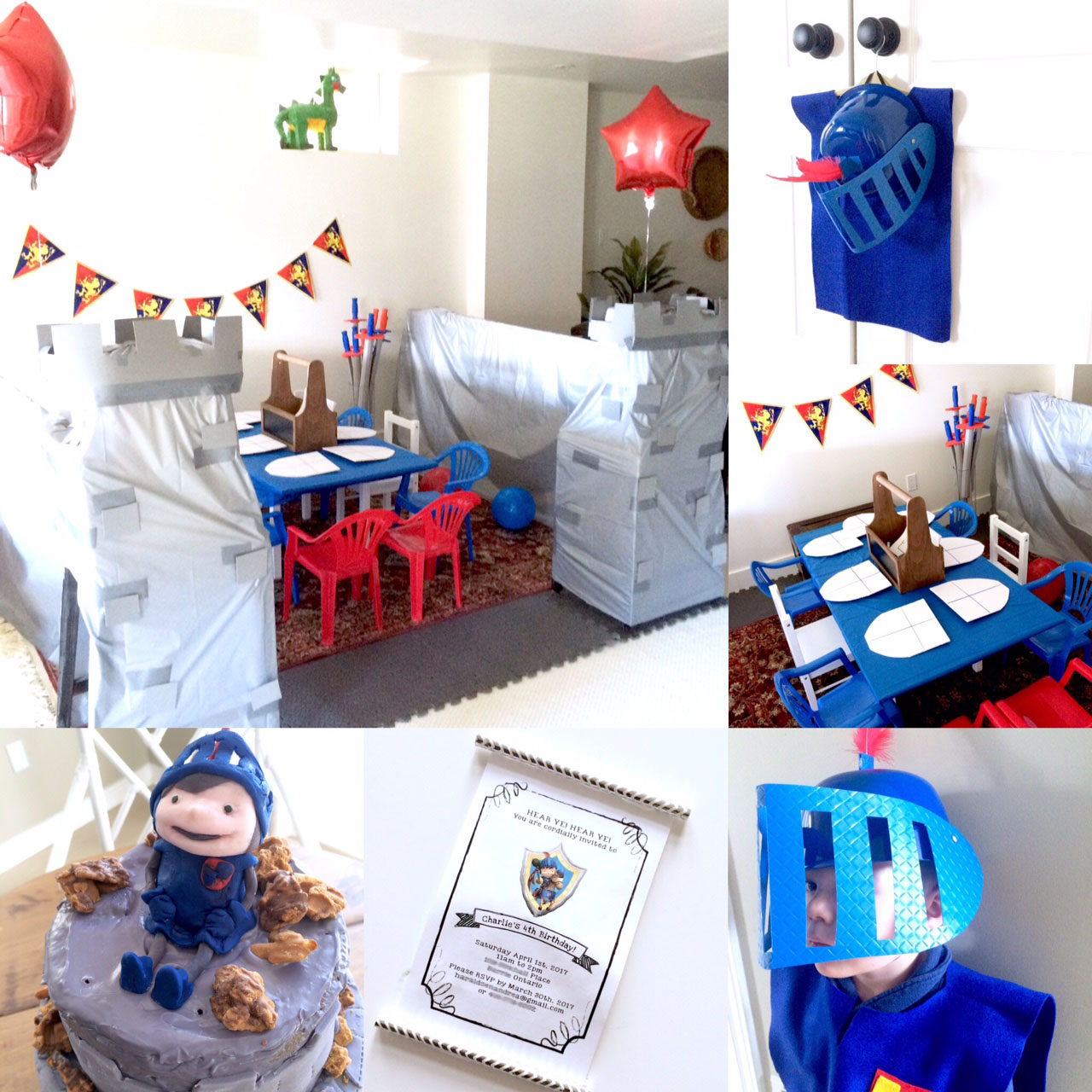 Knight Theme Birthday Party Ideas - Harlow & Thistle