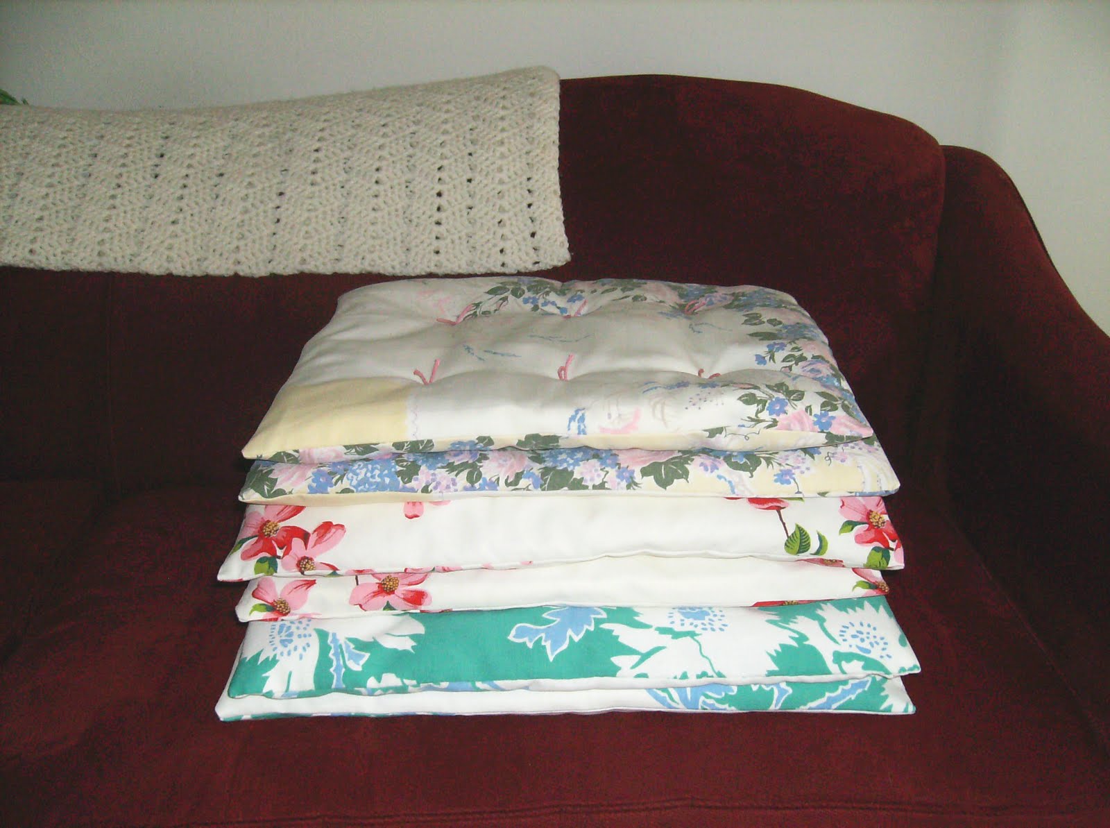 Freezer Pickles: Stacking pillows..............