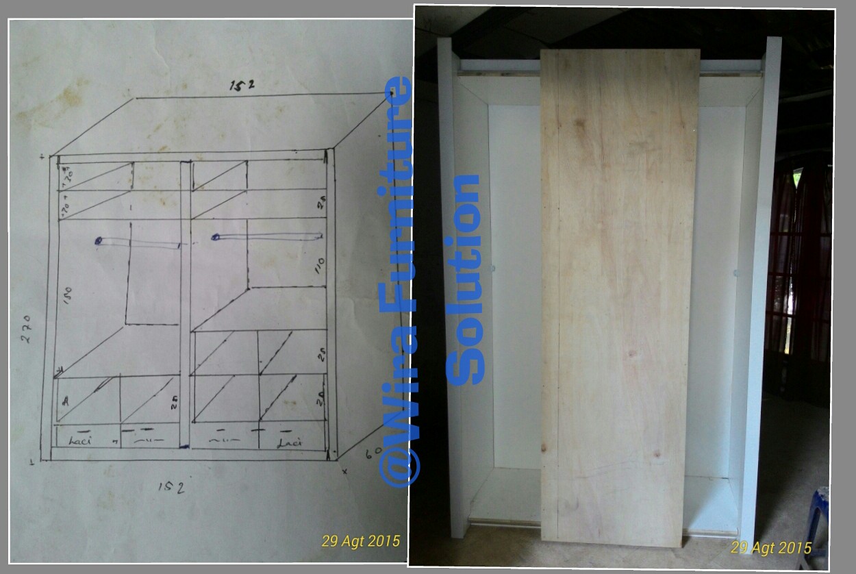 Wira Furniture Solution: Proses Pembuatan Meja Rak & Lemari Custome ...