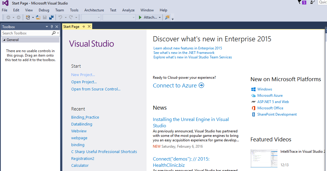 Learn ASP.NET Development in different Platforms: Simple Data Binding in Universal Windows Platform