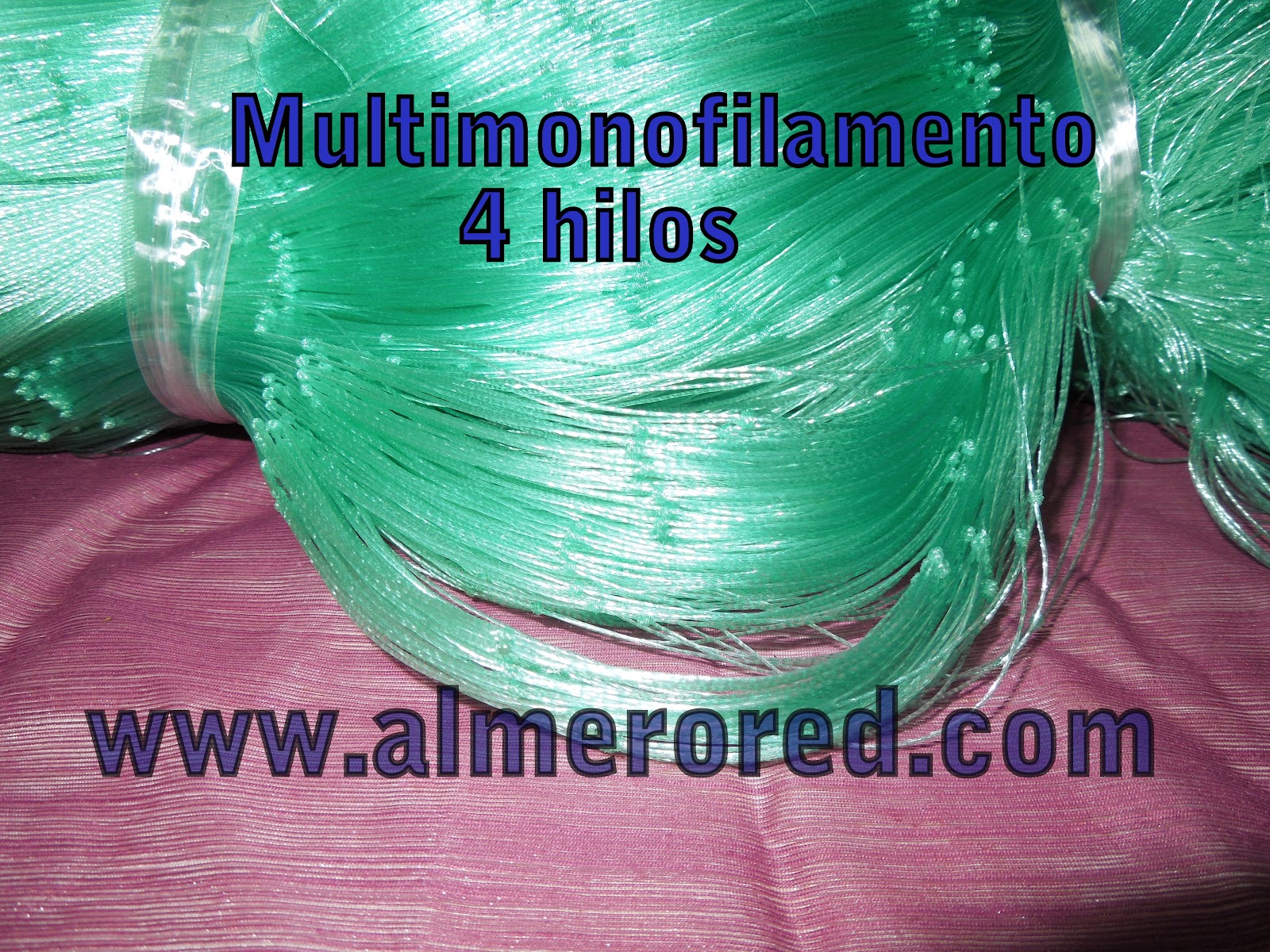Red multimonofilamento 4 hilos y malla 60mm - Almerored