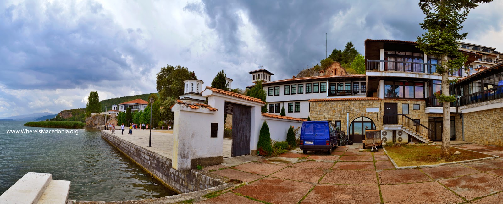 Kalishta Monastery near Struga, Macedonia - Macedonia Postcards