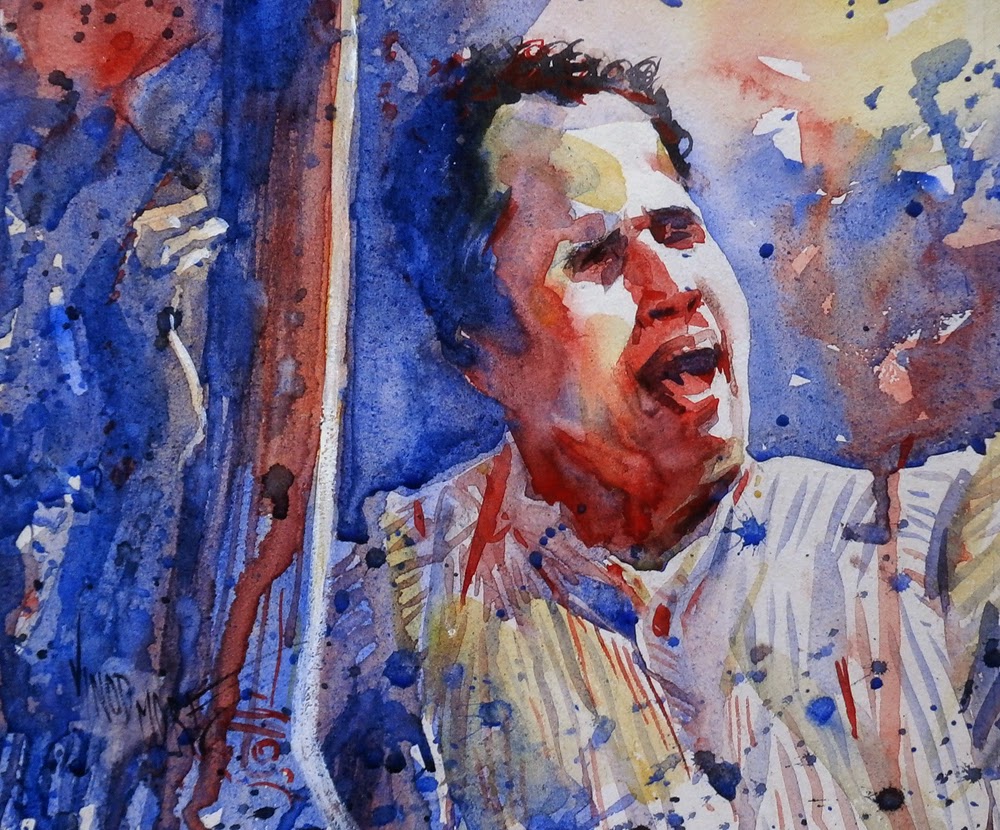 Vinod more : a painter: Watercolors