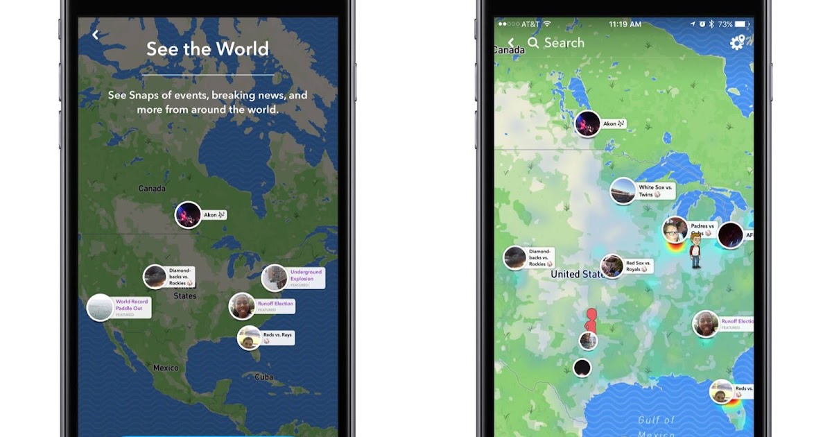 Snapchat's new Snap Map lets you share your location with friends ...