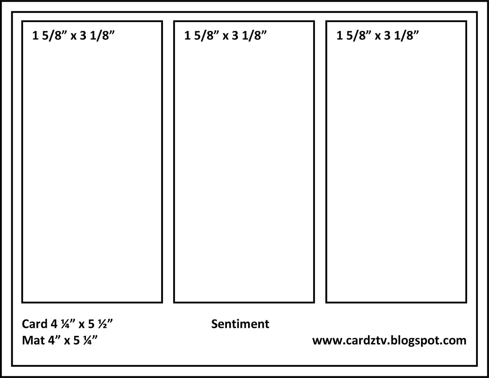 CARDZ TV: CARDZ TV CARD KIT & KABOODLE SKETCH FIVE