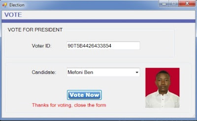 Fingerprint Biometric Voting System C# .Net Source Code - Academic ...