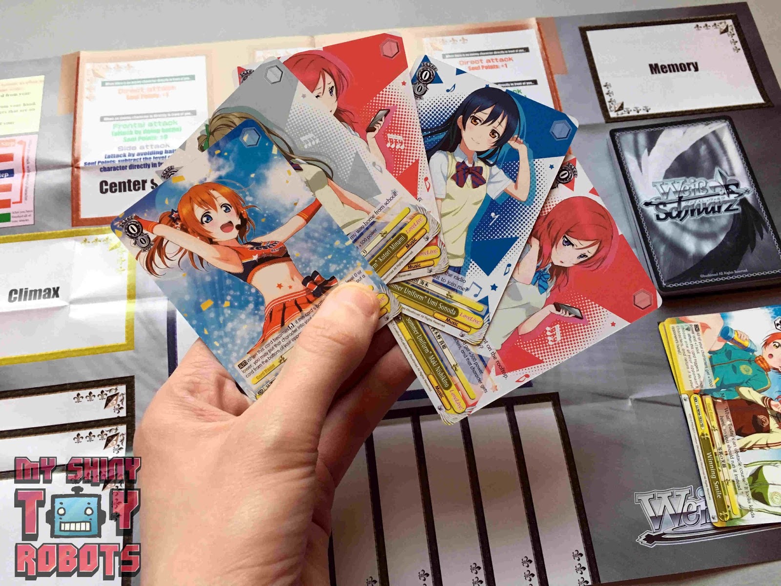 My Shiny Toy Robots: Game REVIEW: Weiss Schwarz Love Live! Trial Deck ...